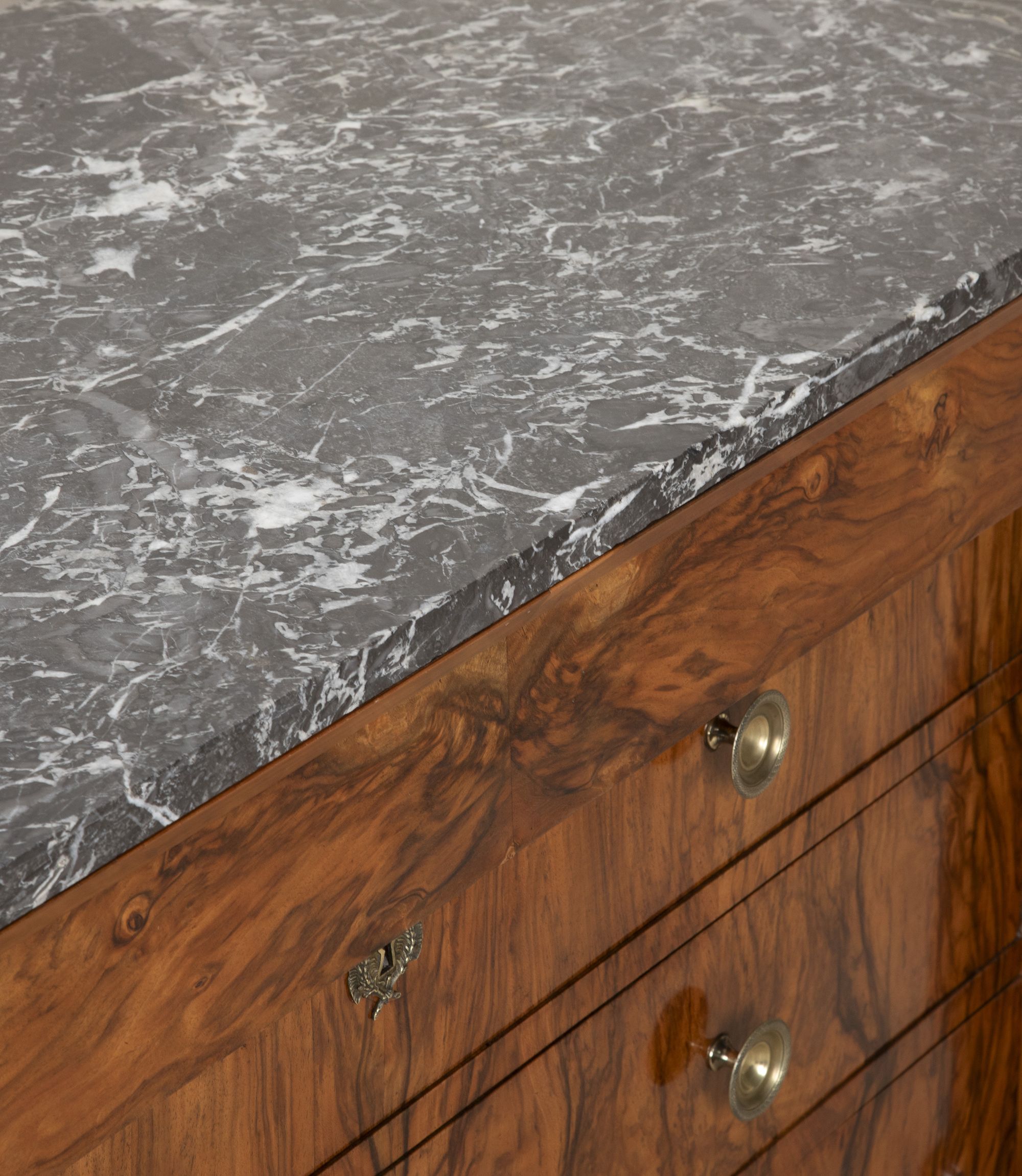 19th Century French Empire Walnut Commode - CC5247701 | Lorfords Antiques